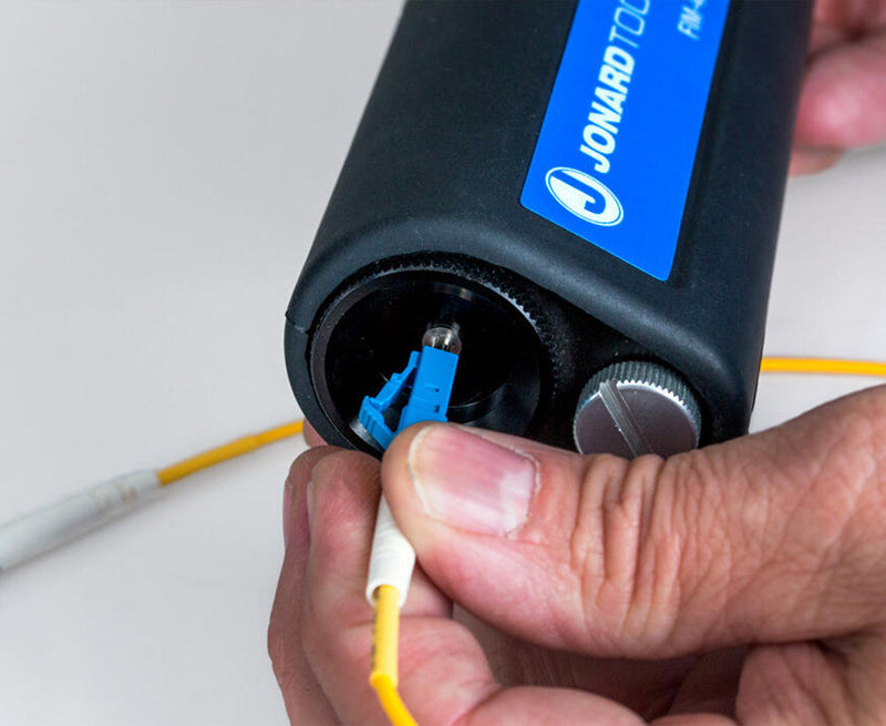 Fiber Optic Connector Cleaning and Inspection Kit (with 400x Microscop ...