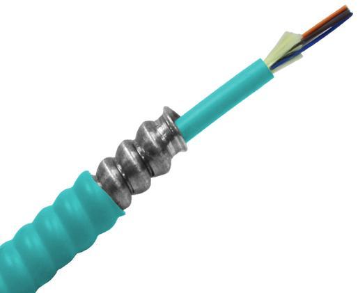 Armored Riser Fiber Optic OM4, Indoor, Corning Fiber – Fiber Savvy