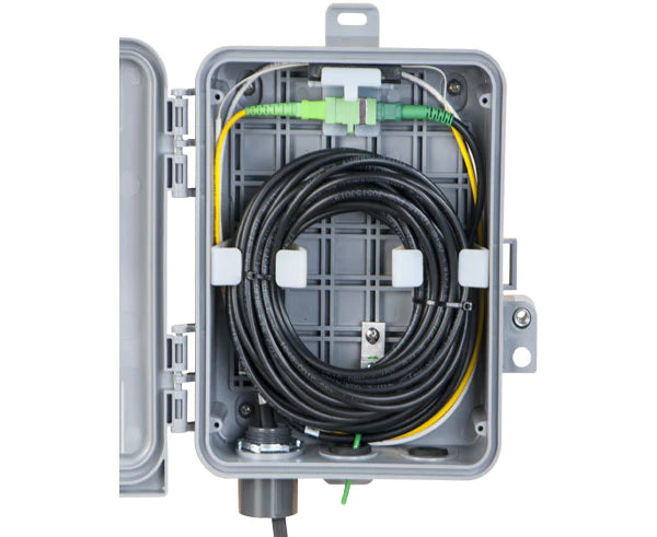 Wall Mount Fiber Enclosure, Indoor/Outdoor – Fiber Savvy
