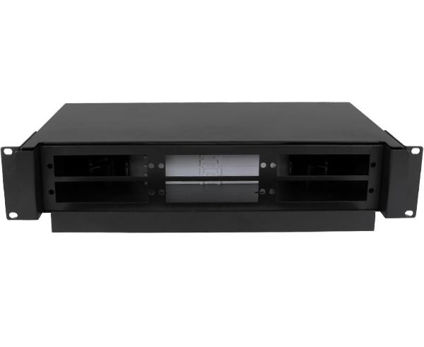 2U Rack Mount Fiber Patch Panel with Trays, Slide-Out, FDU – Fiber Savvy
