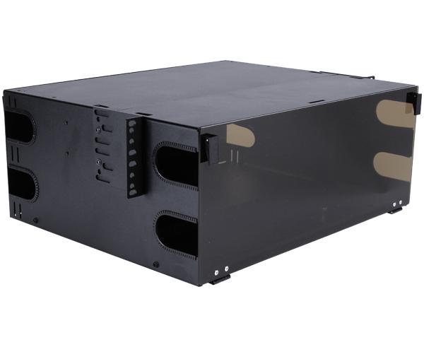 Rack Mount Fiber Patch Panel Enclosure, Slide-Out FDU 4U – Fiber Savvy
