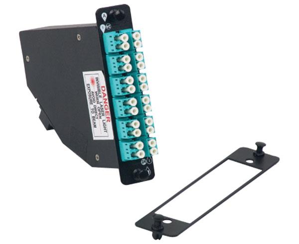 Blank Adapter Panel – Tagged "24-strand" – Fiber Savvy