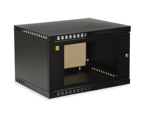 Network Rack, Shallow Depth Wall Mount Enclosure – Fiber Savvy