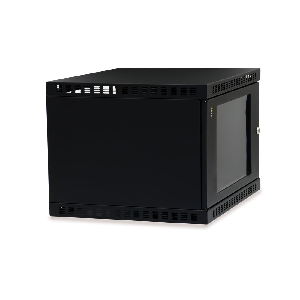 Network Rack, Shallow Depth Wall Mount Enclosure – Fiber Savvy